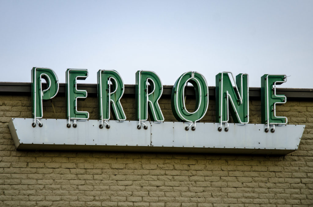 perrone bldg sign - Historic Fort Worth
